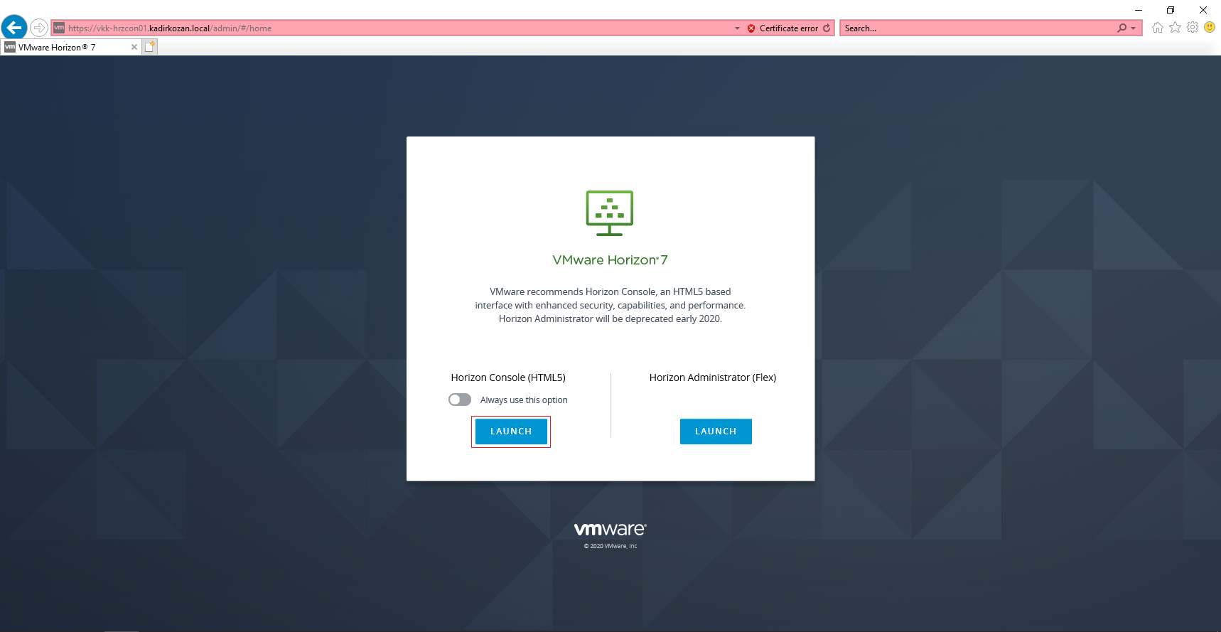 VMware Horizon 7.12 Composer Sunucunun vCenter Server’a Eklenmesi ...