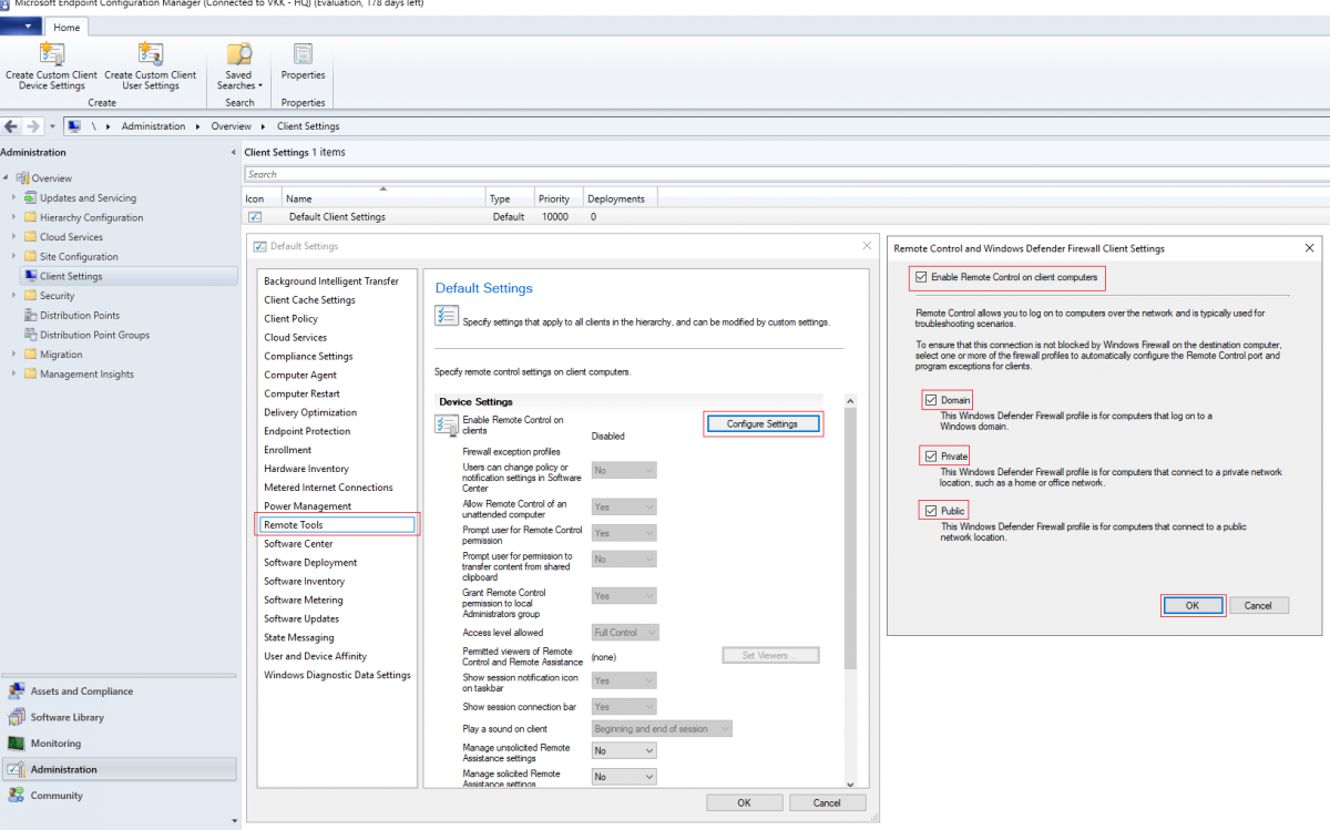 SCCM/MECM 2019’da istemci Ayarları (Client Settings) – Veli Kadir KOZAN